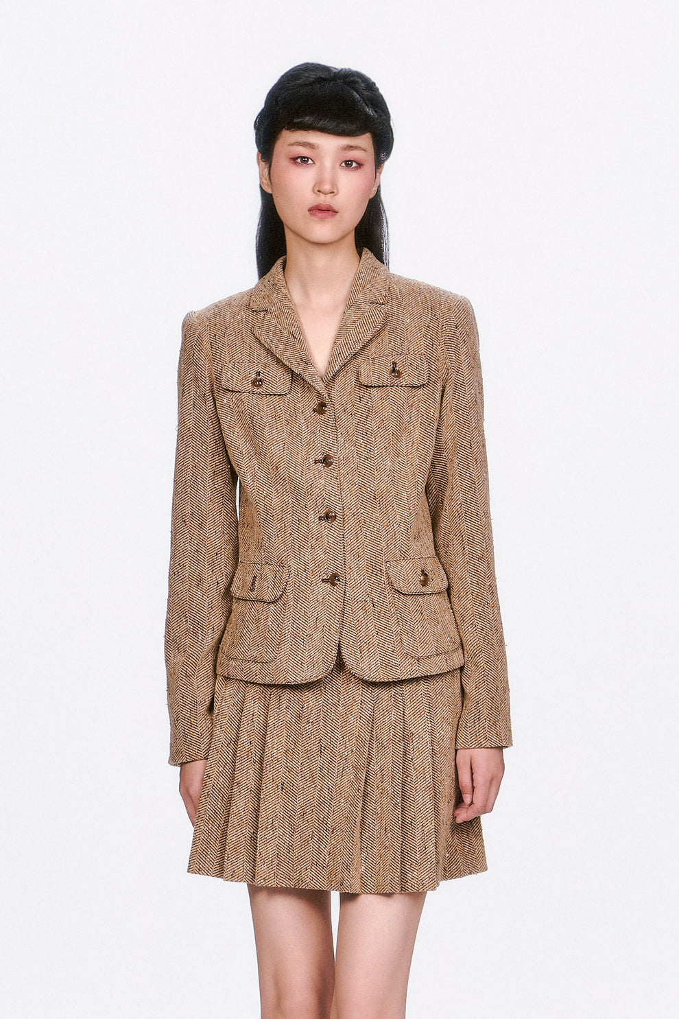 Herringbone Jacket – Anna Sui